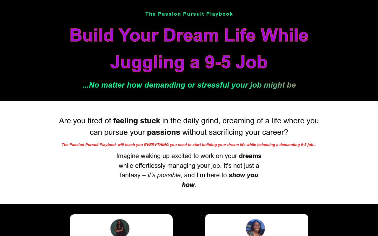 Passion Pursuit Playbook